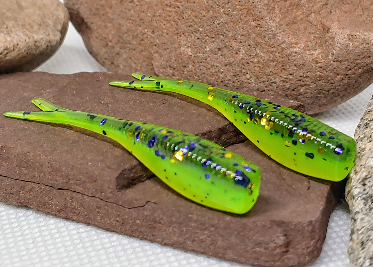2" STINGER TUNA TAIL SHAD - Limit Taker - 027 – J and S Soft Plastyx