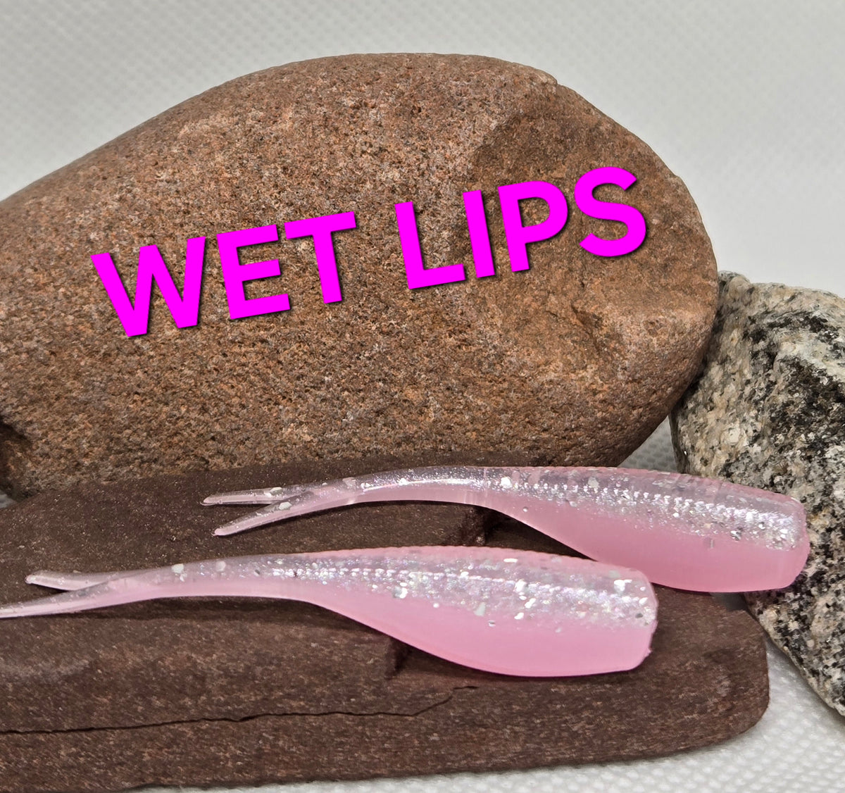 2" STINGER TUNA TAIL SHAD - Wet Lips - 118 – J and S Soft Plastyx