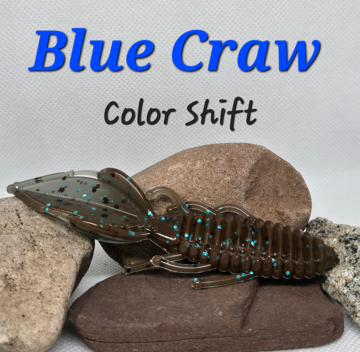 4" B'Vour - Blue Craw II – J and S Soft Plastyx
