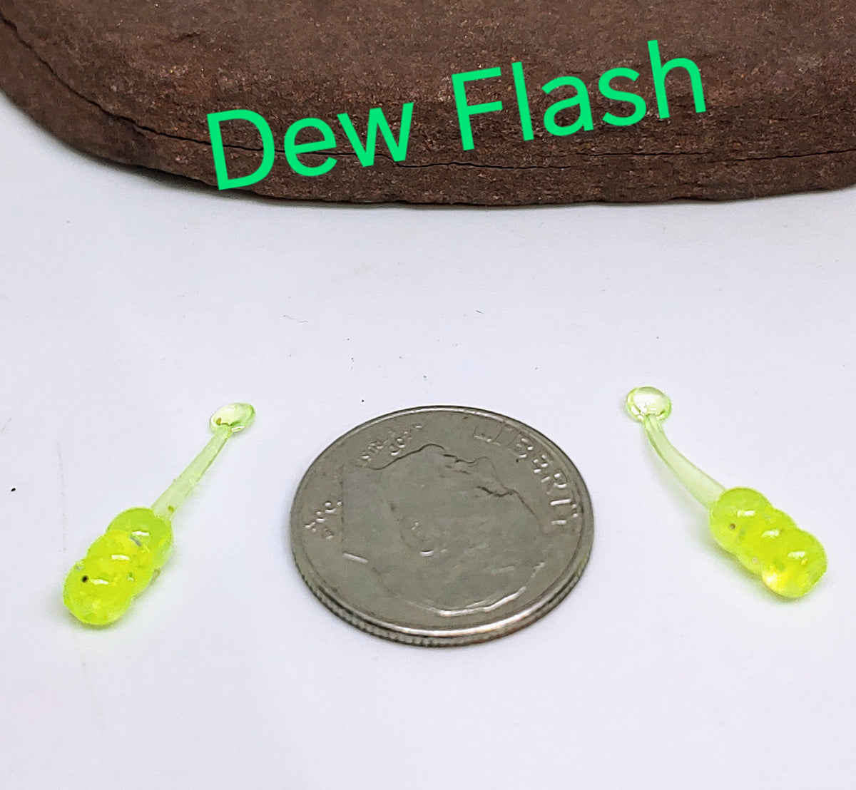 3/4" Panfish Saucer - Dew Flash 009 – J and S Soft Plastyx