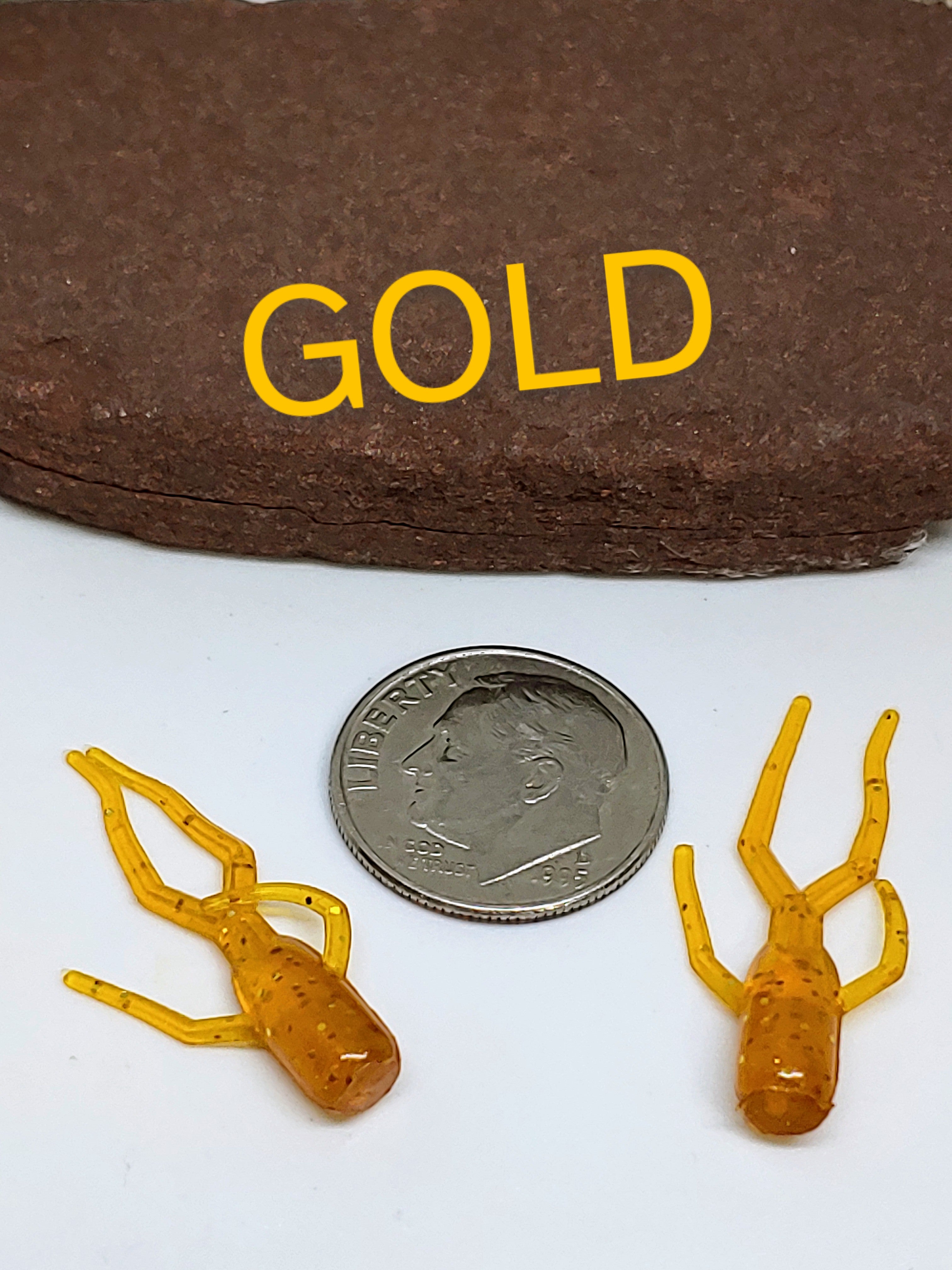 Bugz 3/4" - Gold – J and S Soft Plastyx